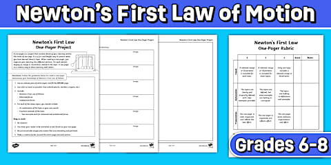 Newton's Laws of Motion PowerPoint & Google Slides for 6th-8th Grade