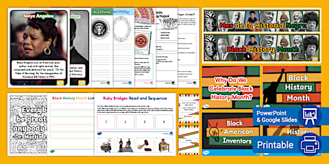 Black American Inventors PowerPoint & Google Slides for K-2nd Grade