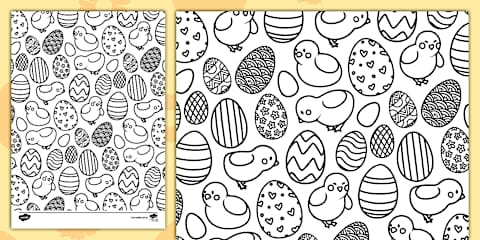 Easter Colouring Pages - Australia