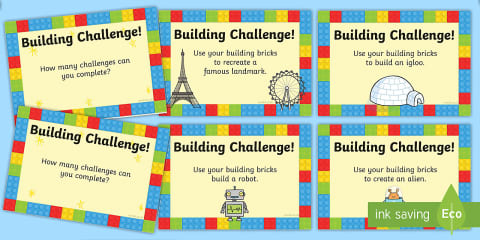 Building Brick Therapy Key Word Cards - Lego Therapy, Lego, Social ...