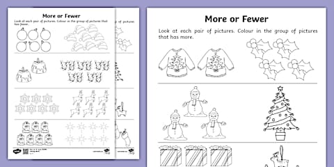 Let's Doodle Christmas-Themed Colouring Pages - Twinkl