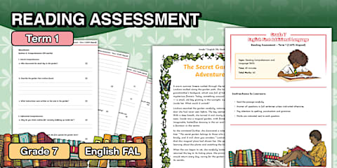 Grade 7 - Life Orientation - Term 3 - Test (CAPS Aligned)