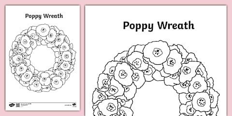 Remembrance Day Colouring Pages