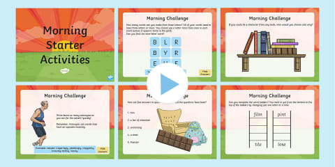 Year 5 Morning Activities