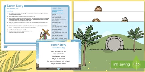 Easter Story Stick Puppets