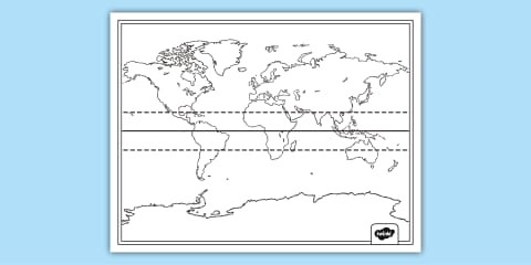 Printable World Map for Kids | Geography Resources