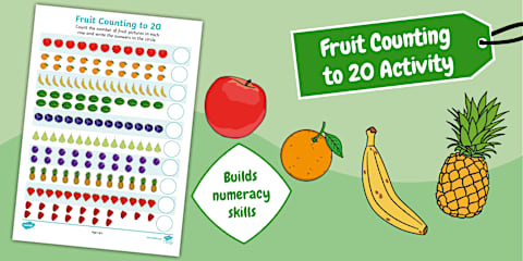 Autumn Missing Numbers 1 to 10 Worksheets