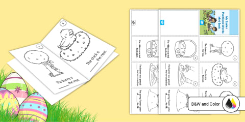 Foundation Phase English Term 1 My Easter Prepositions Mini-book (CAPS ...