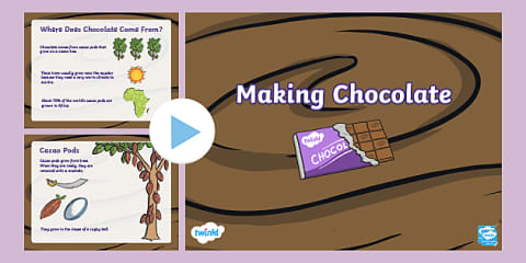 The History of Chocolate PowerPoint & Google Slides for K-2nd Grade