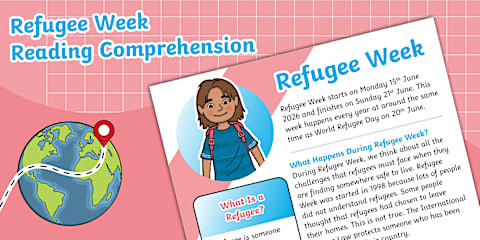 KS2 Refugee Week Reading Comprehension Activity