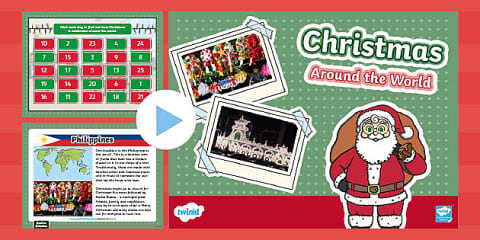 Christmas Food Around the World Interactive Matching Game