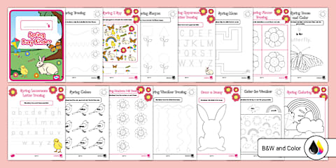 Prekindergarten No-Prep Winter Busy Binder
