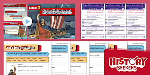 History Seekers: LKS2: Vikings and Anglo-Saxons Word Mat