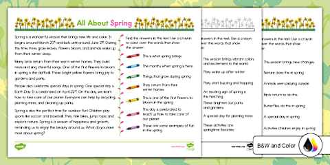 Second Grade Abraham Lincoln Reading Passage Comprehension Worksheet