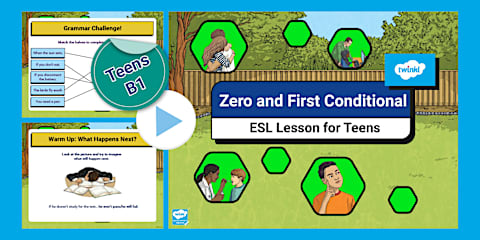 ESL First and Second Conditionals PPT [Teens, B1]