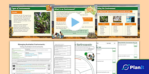 Year 5 Managing Australia's Environments Lesson 5 - Twinkl