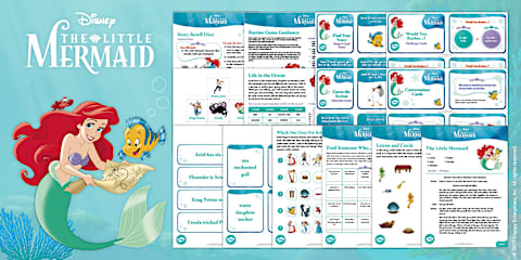 Label the Parts of the Mermaid Worksheet