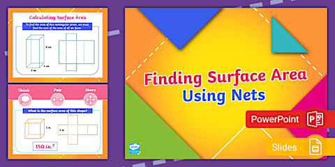 Sixth Grade Finding Surface Area Using Nets Worksheet