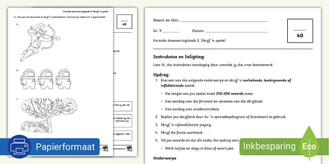 Senior Fase - Afrikaans - Hoe om 'n Koerantberig te Skryf (KABV-belyn)