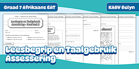 Graad 7 Afrikaans - Kwartaal 2 -Gekontroleerde Toets: Assesseringsblad ...