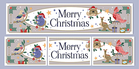 Christmas Word Cards
