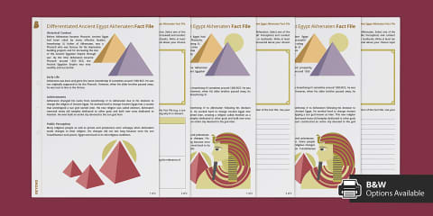 Year 7 Mummification Reading Comprehension - HASS