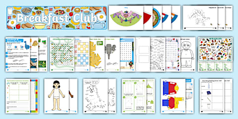 Breakfast-Themed Count and Tally Worksheet