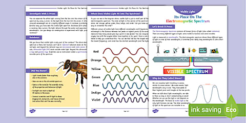 Electromagnetic Spectrum Word Search