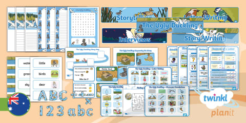 The Ugly Duckling Story Sequencing
