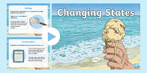 Solids, Liquids, Gas States of Matter PowerPoint