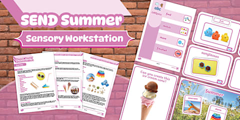 SEND Weather Sensory Workstation Pack