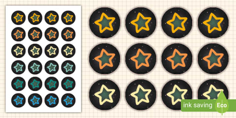 Shooting Stars Sticker Reward Chart