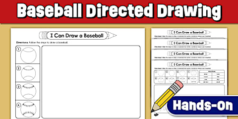 Rainbow Directed Drawing | Printable Draw and Write Worksheets