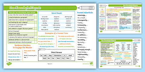 Non-Chronological Report Template