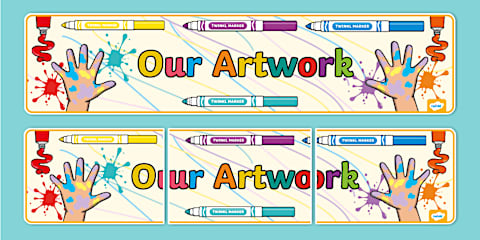Our Learning Wall Display Banner