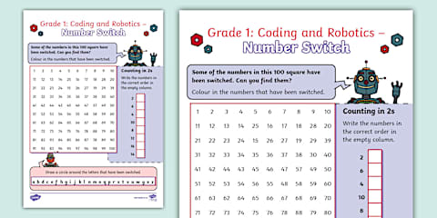 Grade 1 Robotics and Coding - Term 1 - Coding - Pattern Recognition ...
