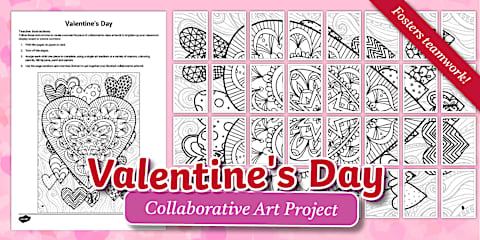 Solar System Collaborative Art Activity