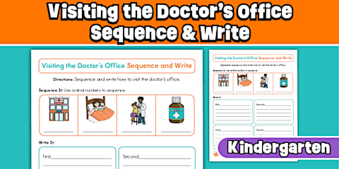 Doctors Short Burst Writing Template