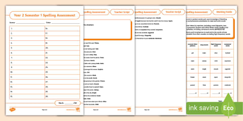 CVC Words Semester 1 Assessment
