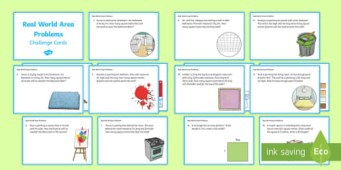 Level 1 Measuring Area Challenge Cards