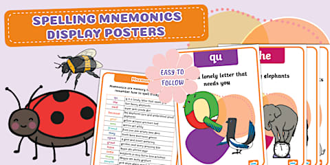 Because Elephants Mnemonic Poster