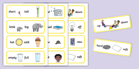 Opposites Matching Cards