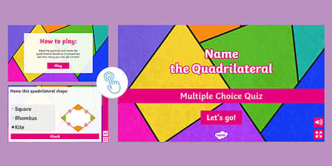Retrieval Practice: Quadrilaterals Maths Interactive Quiz