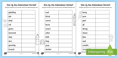 Ontkennende Vorm Questions and Answers Aktiwiteitskaart