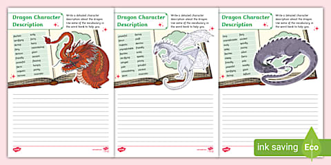 Describe the Dragon Writing Activity