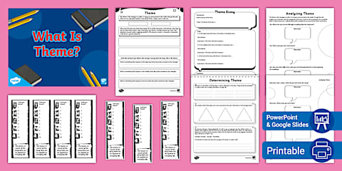 Determining Central Idea Graphic Organizer for 6th-8th Grade