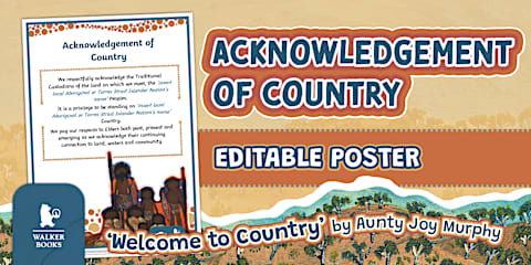 Acknowledgement of Country with Auslan Display Posters
