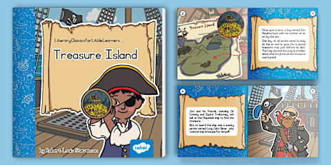 UKS2 Treasure Island Reading Comprehension Activity
