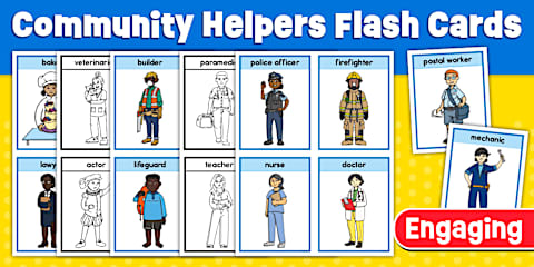 Community Helpers Build a Community Paper Bag Craft