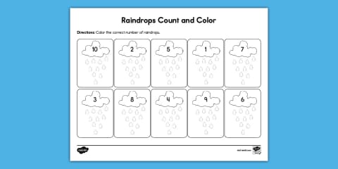 Weather I Spy and Count Activity to 20